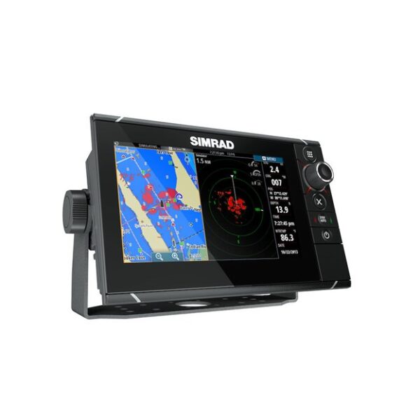 9" Simrad Multifunction display with fish finder, GPS, HD imaging, and ...
