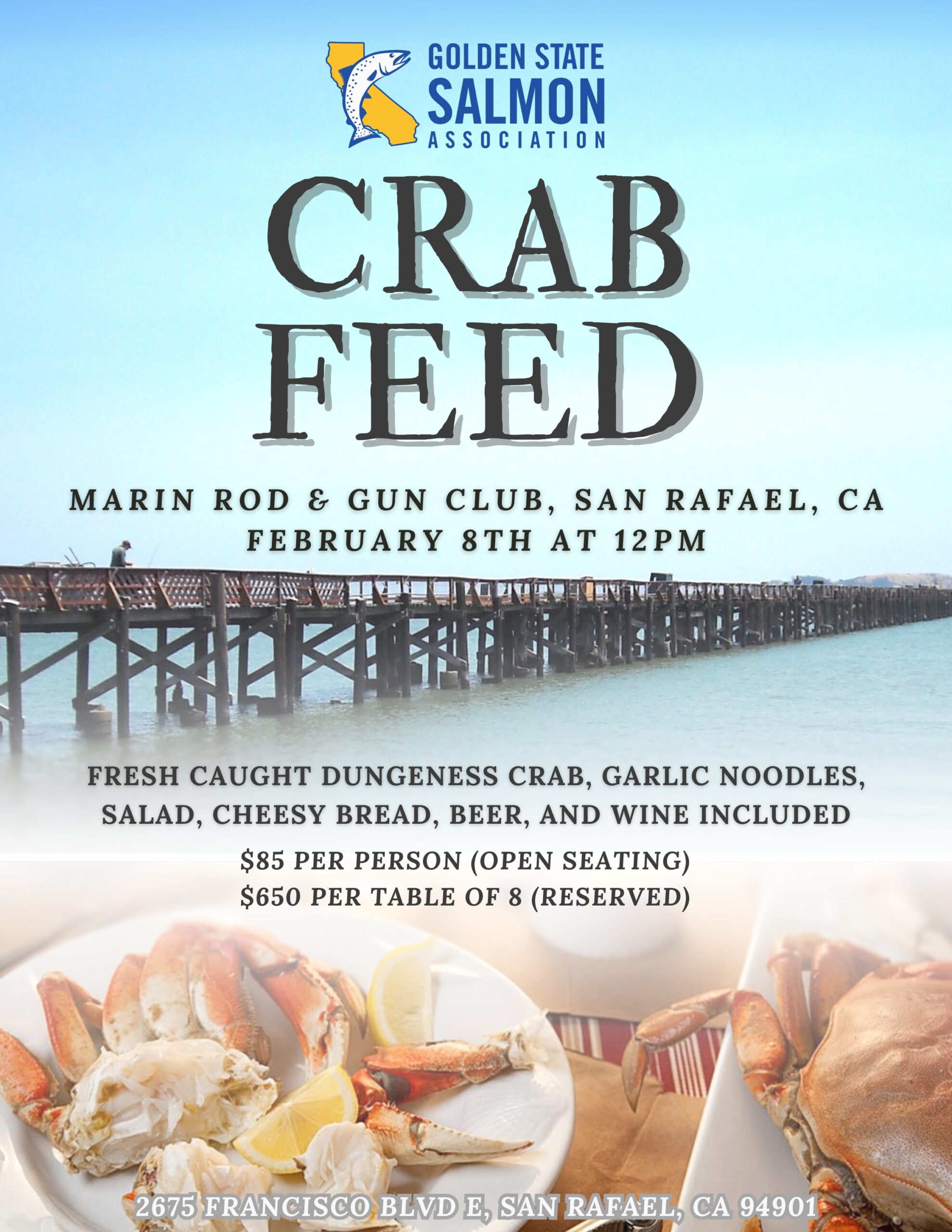 2025 Crab Feed - Golden State Salmon Association